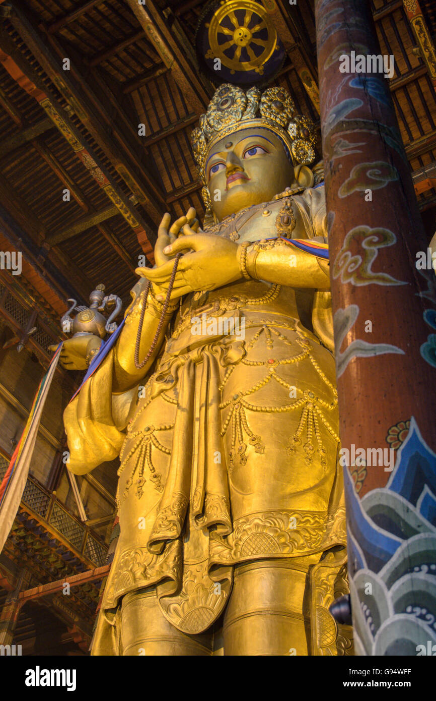 Gandan Monastery, Ulaanbaatar, Mongolia Stock Photo - Alamy