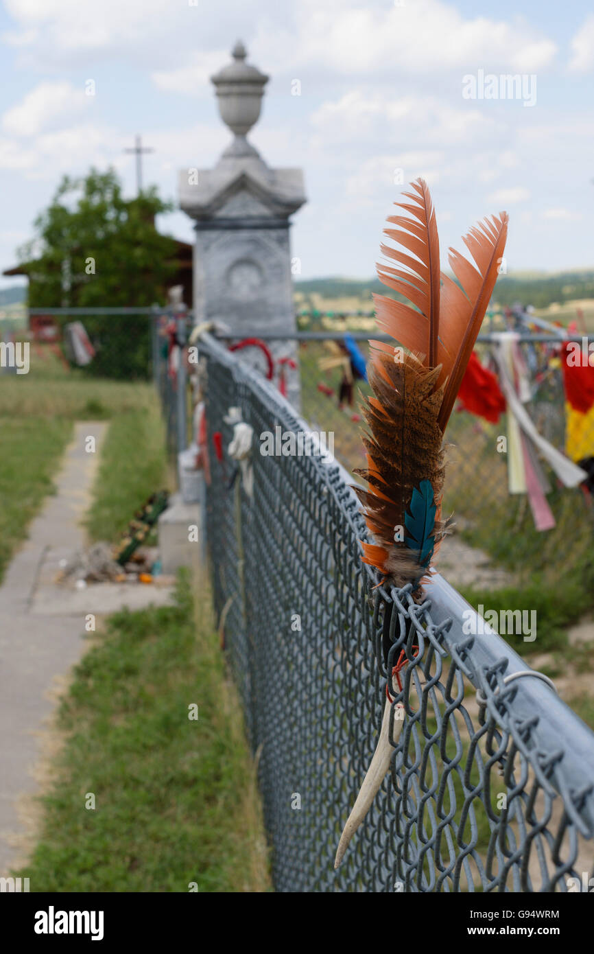 Wounded Knee Massacre Monument, South Dakota, USA Stock Photo - Alamy