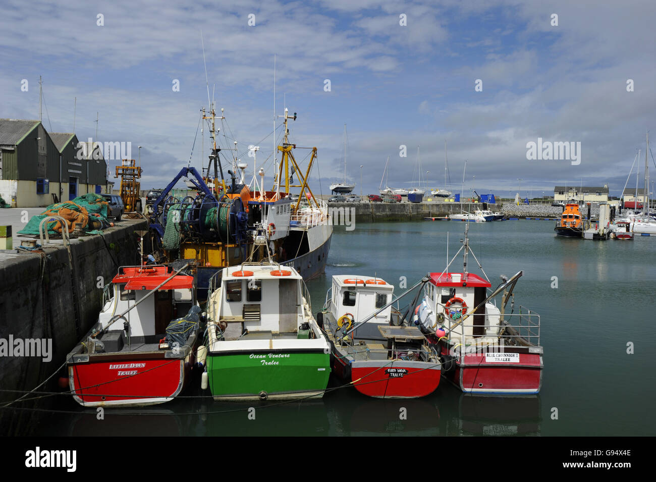 Fishing harbour, Fenit, Tralee, County Kerry, Ireland Stock Photo - Alamy