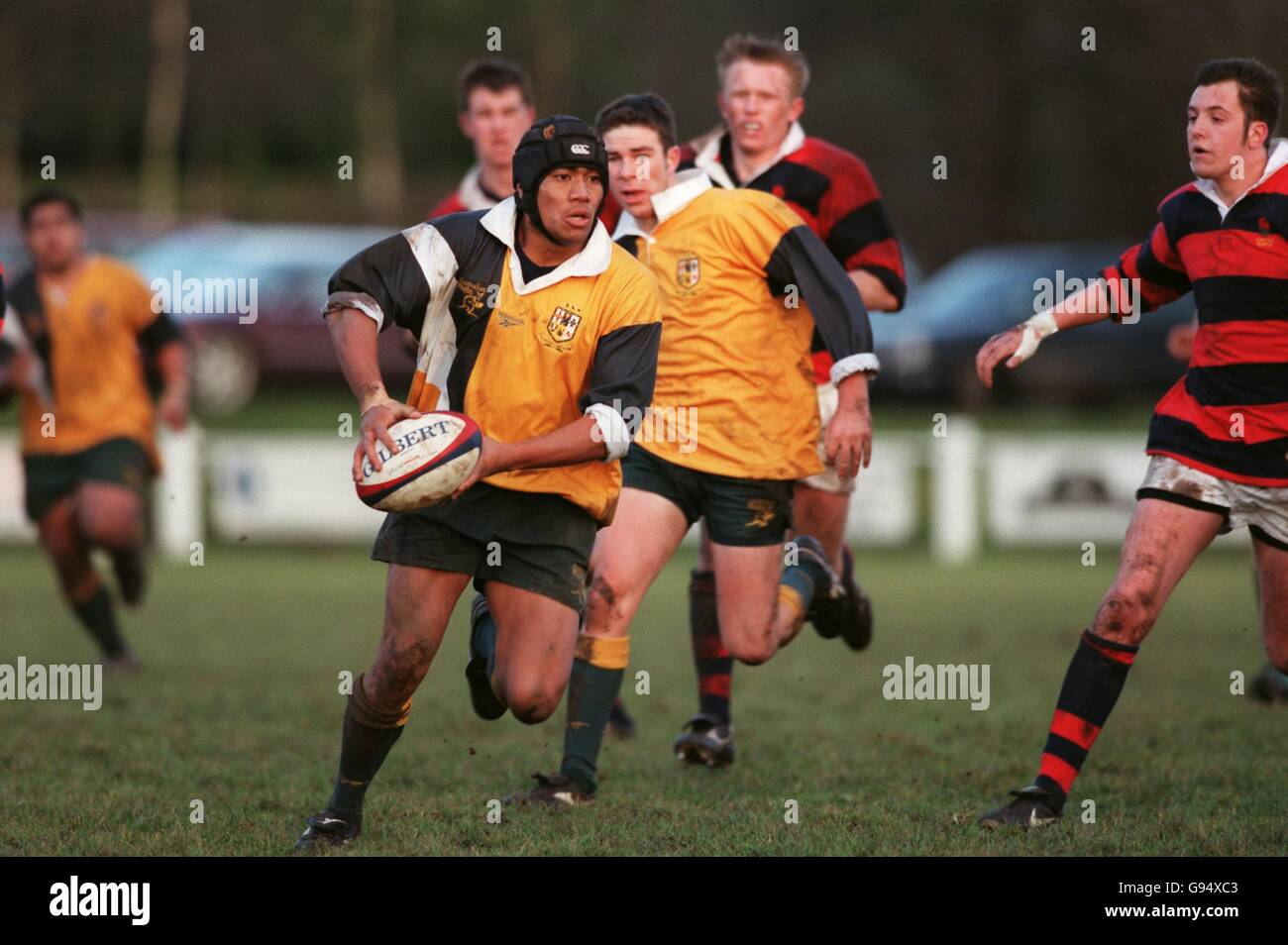 Rugby union tour match england north u18s v australia schools hi-res ...