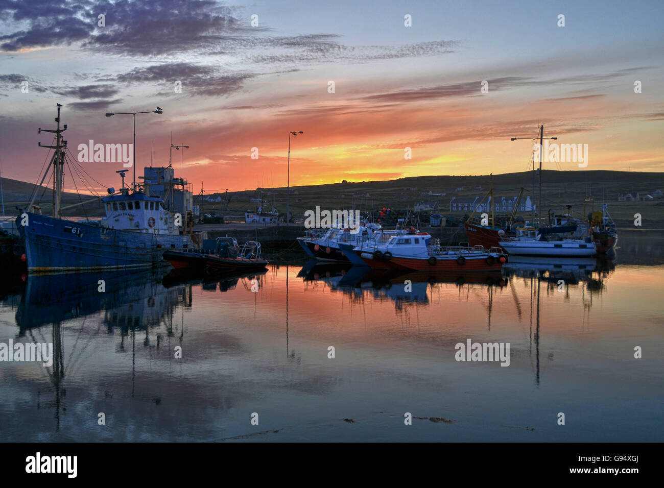 Portmagee, Portmagee Harbour, Iveragh Peninsula, County Kerry, Ireland ...