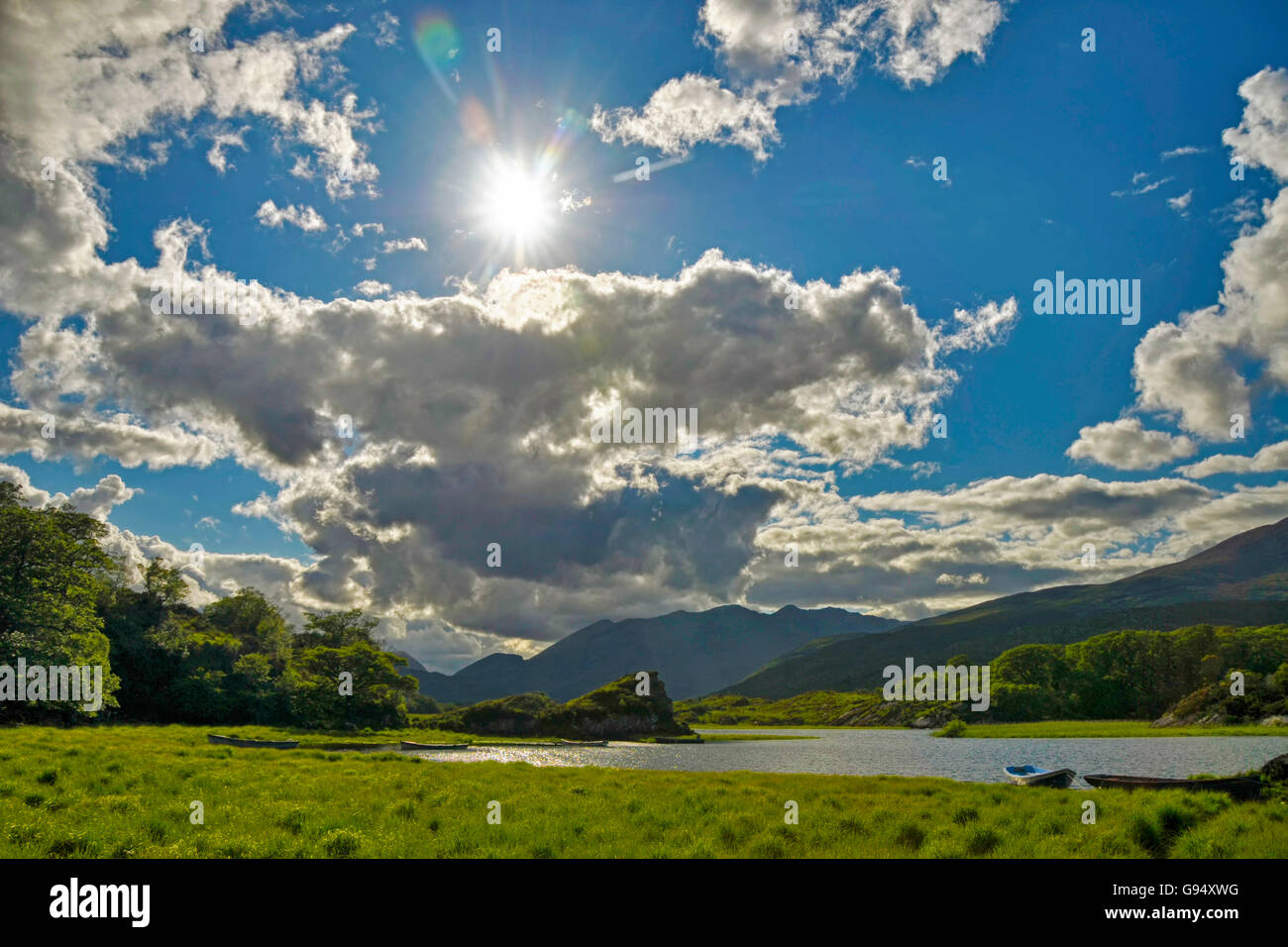 The upper lake, Lakes of Killarney, Killarney National Park, Killarney ...