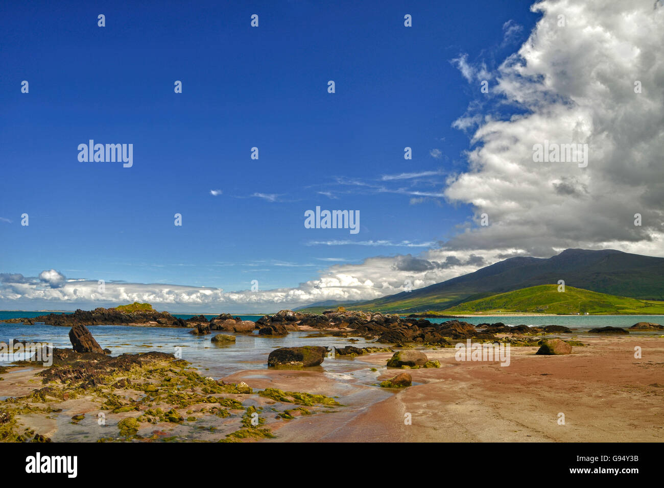 Cappagh, Brandon Bay, Dingle Peninsula, County Kerry, Ireland Stock ...