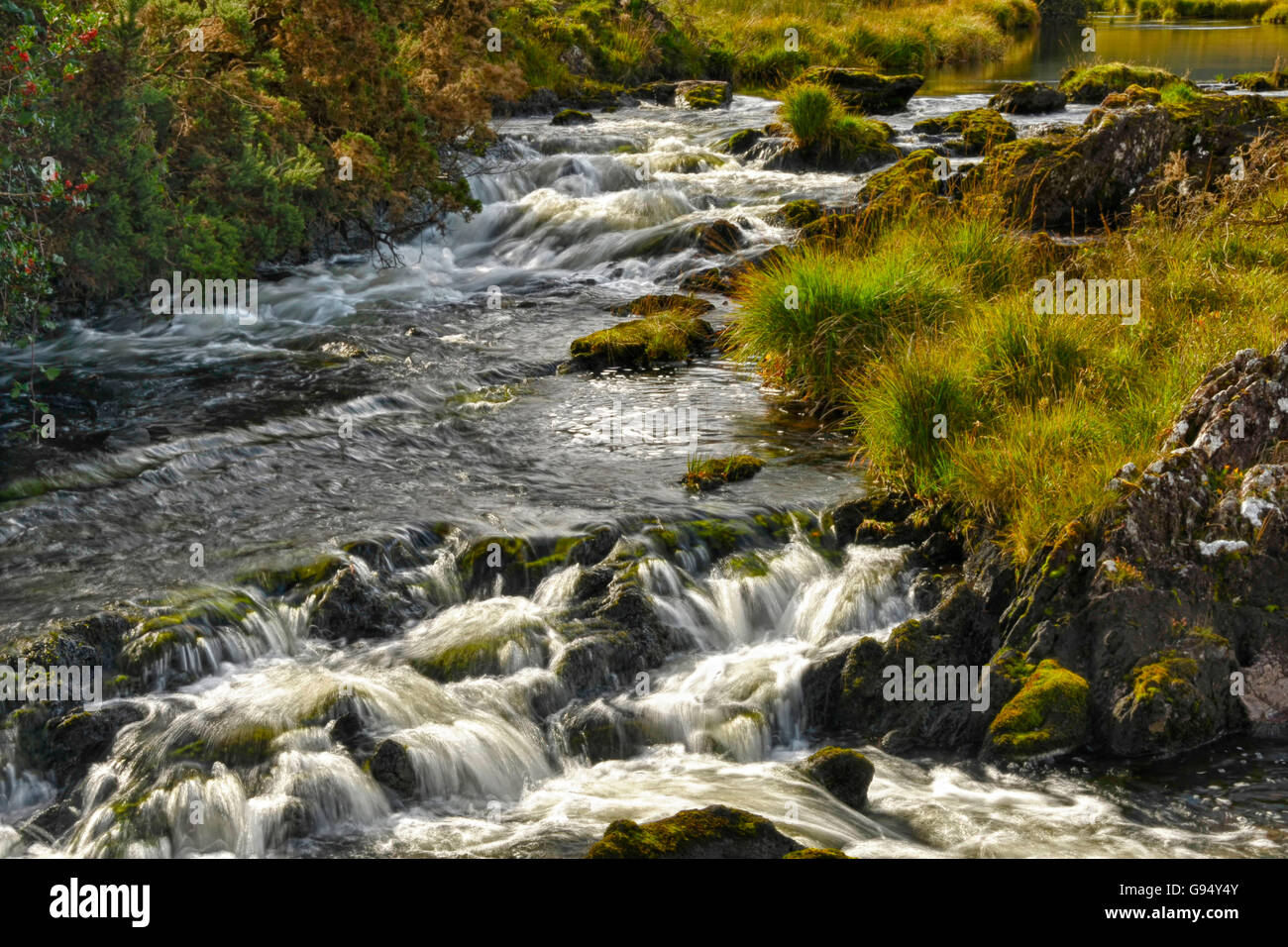 Ameen River, Lough Inchiquin, Gleninchaquin, near Kenmare, Beara ...