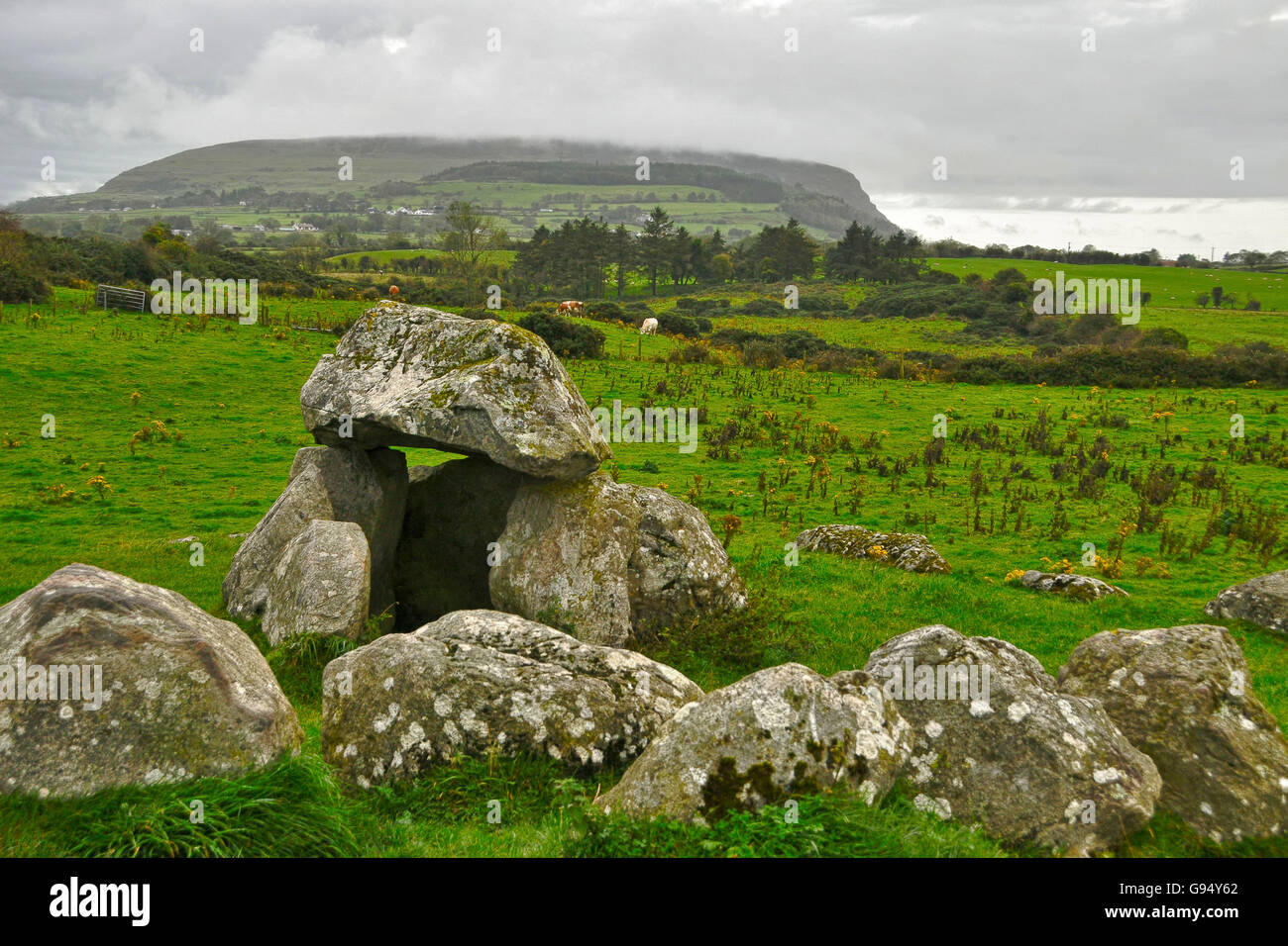Carrowmore, Sligo, County Sligo, Ireland / megalithic tombs, Knocknarea ...
