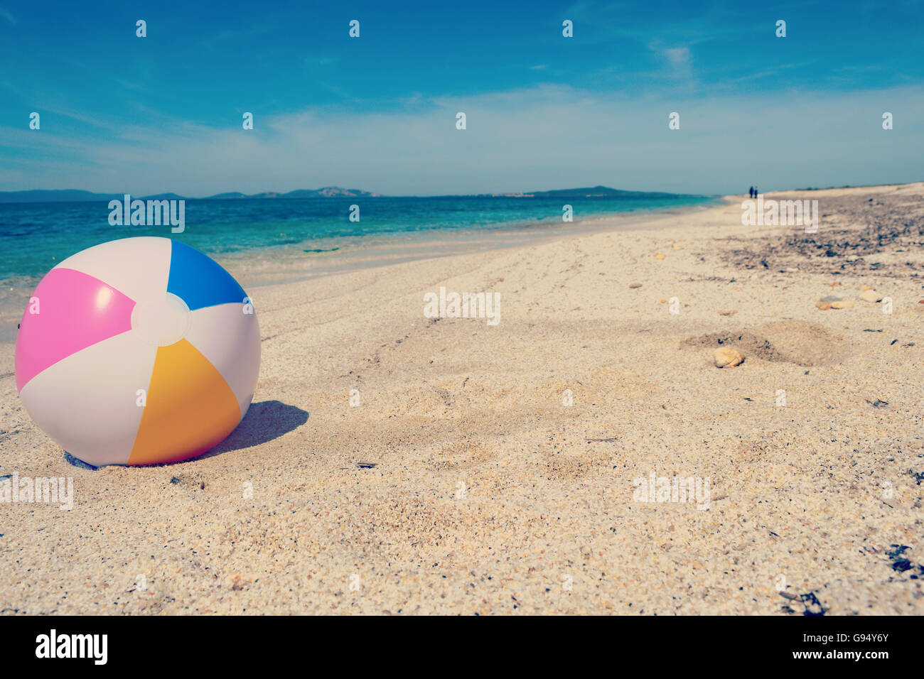 Vintage Beach Ball High Resolution Stock Photography and Images - Alamy