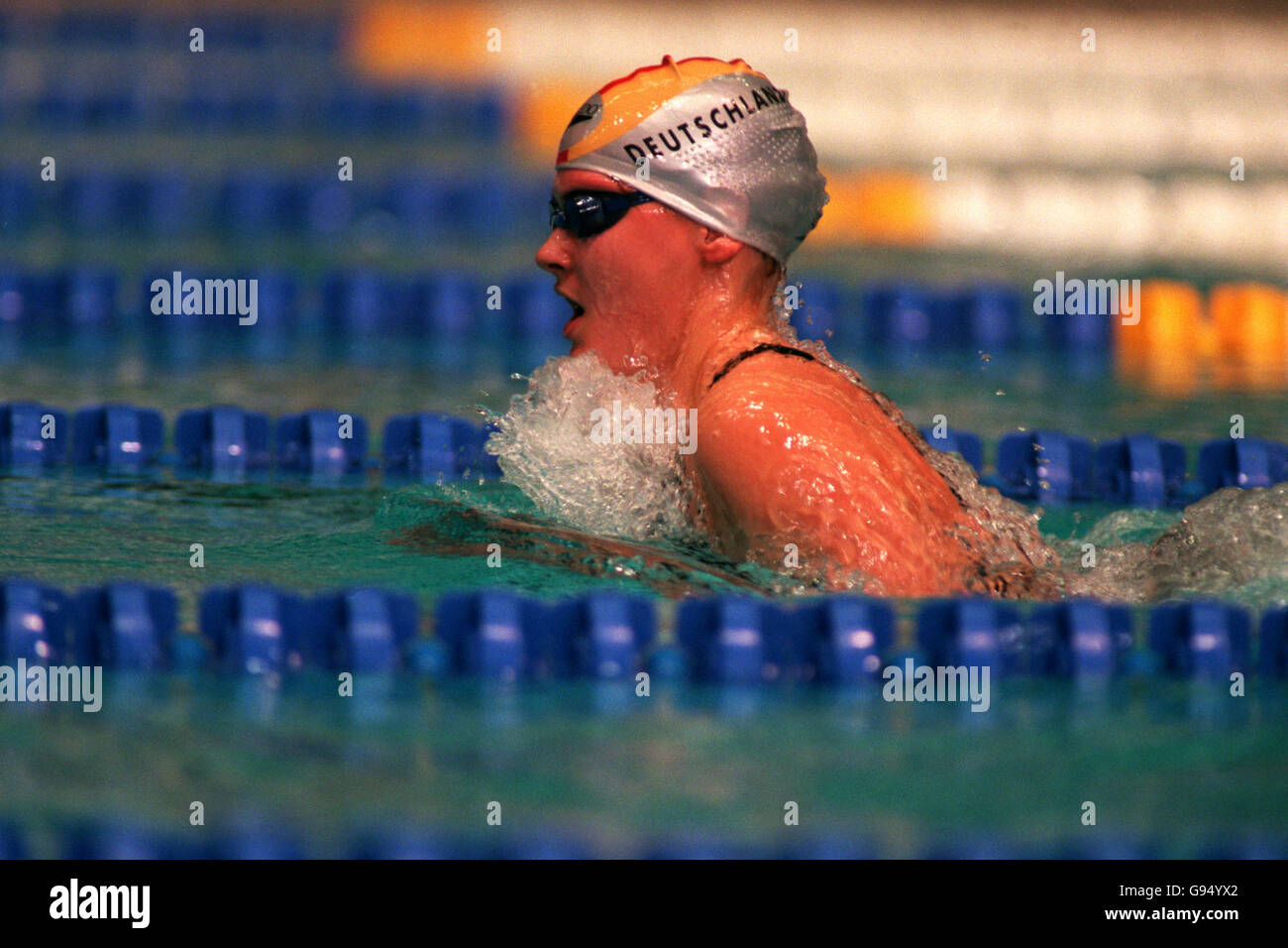 Germany's Nicola Hetzer competing in the 400m individual medley Stock ...