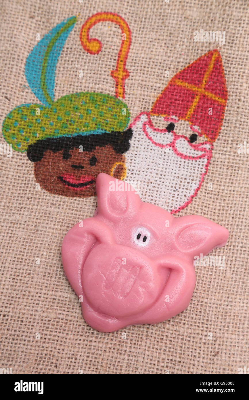 Traditional marzipan for the celebration of Sinterklaas, a dutch ...