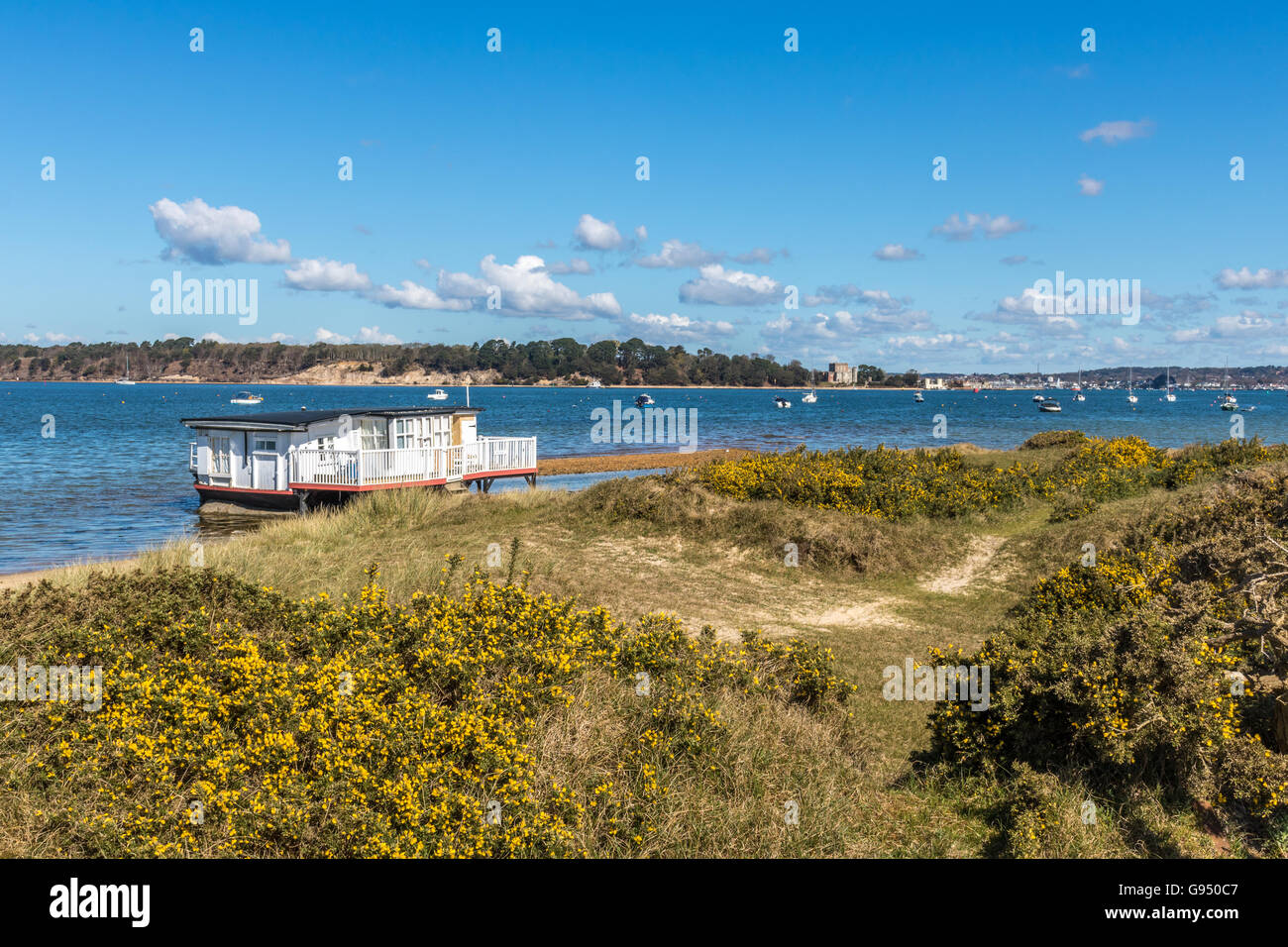 Studland bay dorset boat hi-res stock photography and images - Alamy