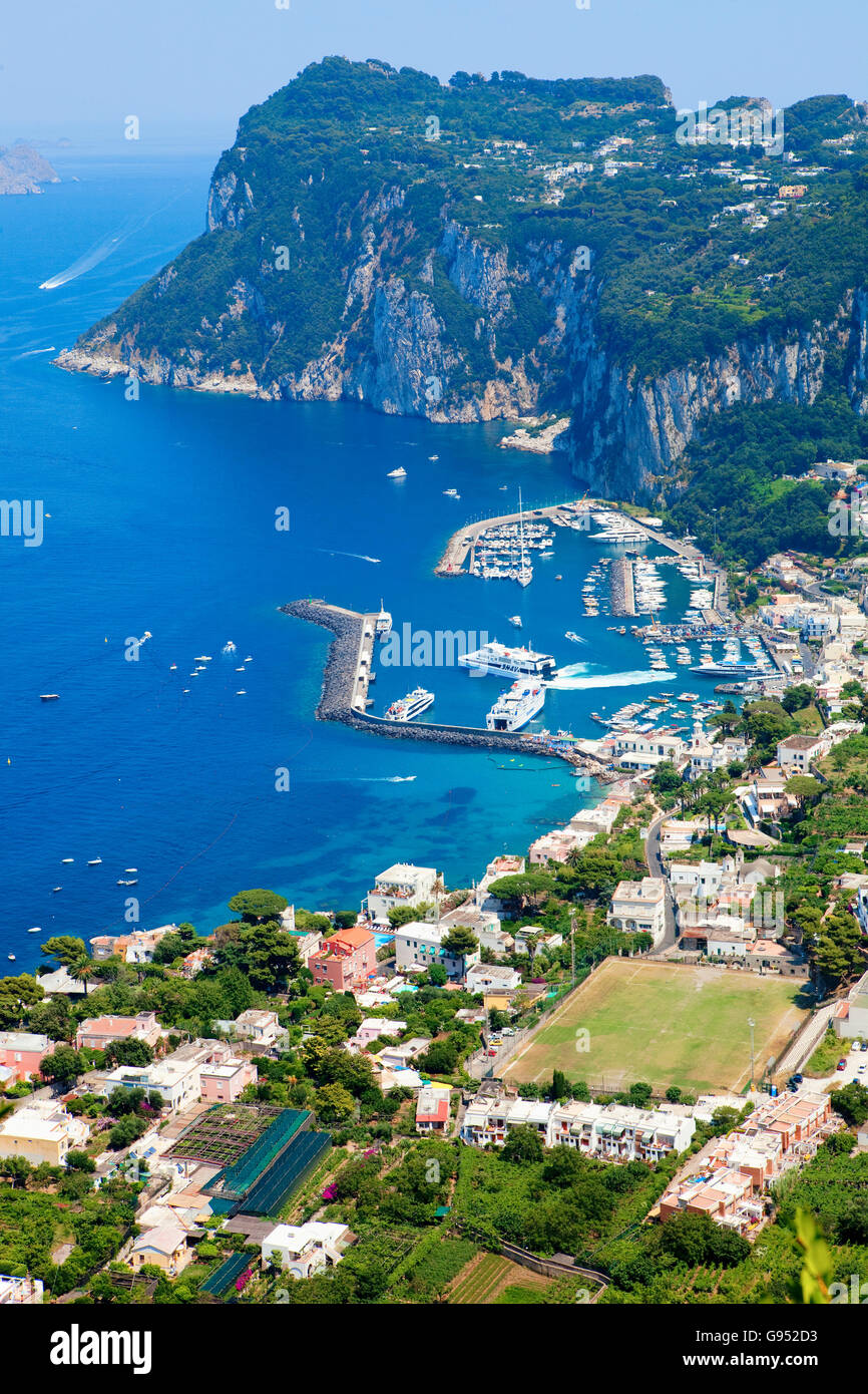 Italy, Gulf of Naples, Capri - Marina Grande Harbour Stock Photo - Alamy