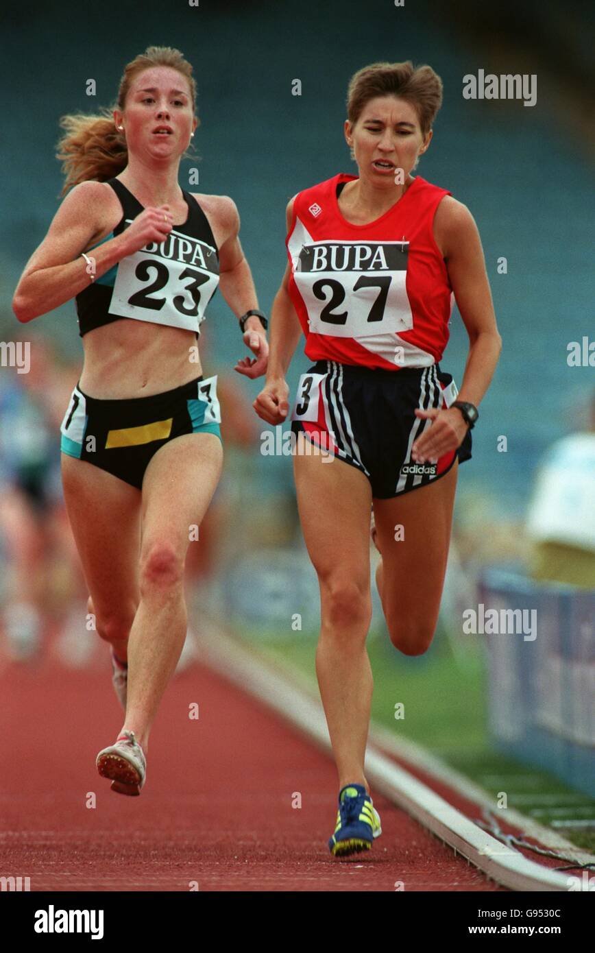 Sarah young right leads newcombe left down the home straight hi-res ...