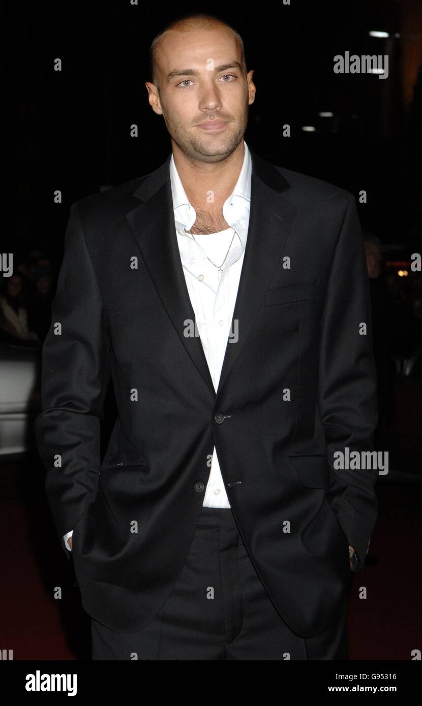 Callum Best arrives at the UK film premiere of 'Casanova', at the Vue ...