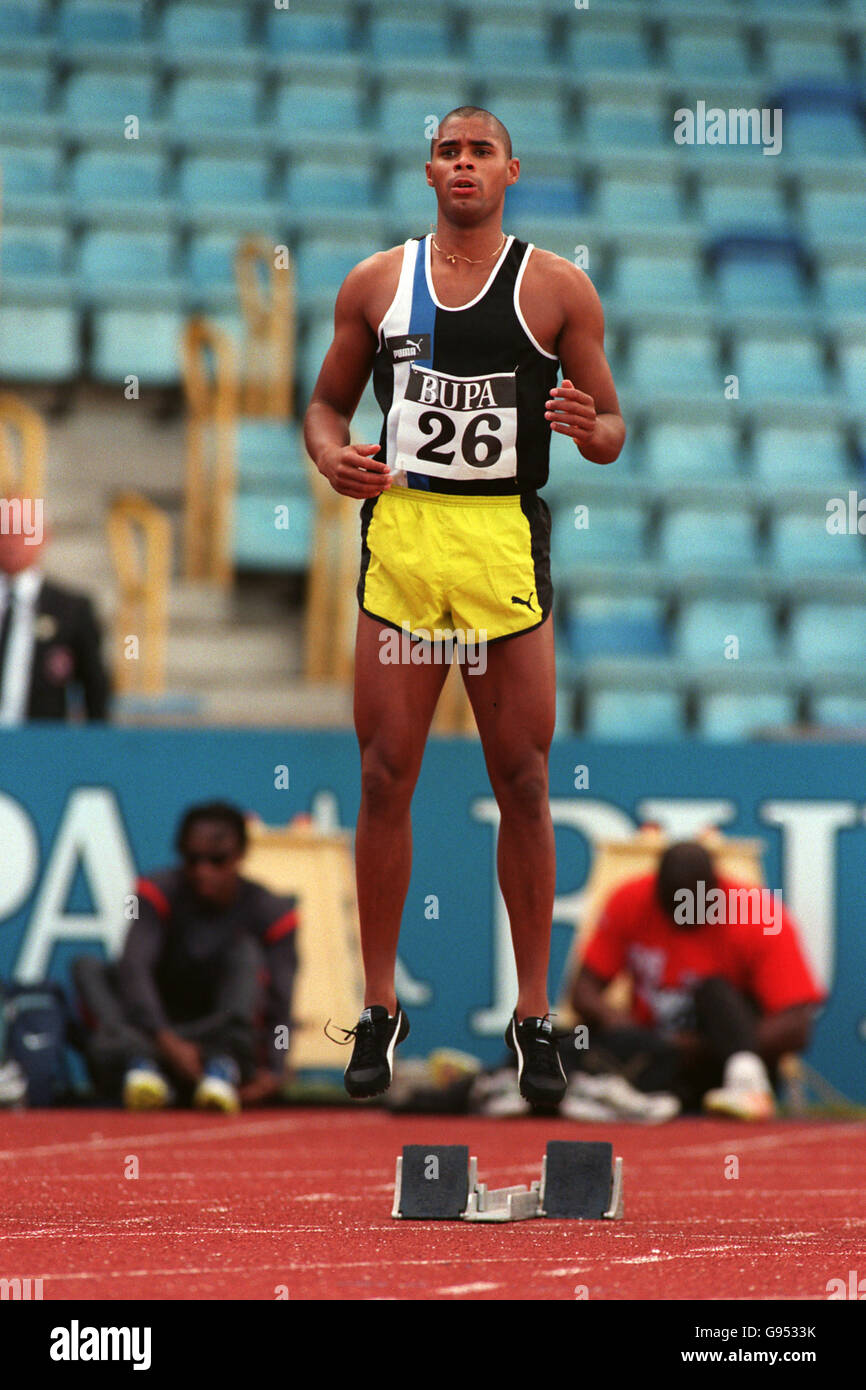 Athletics - AAA Championships - Birmingham - Men's 100m Heats Stock ...