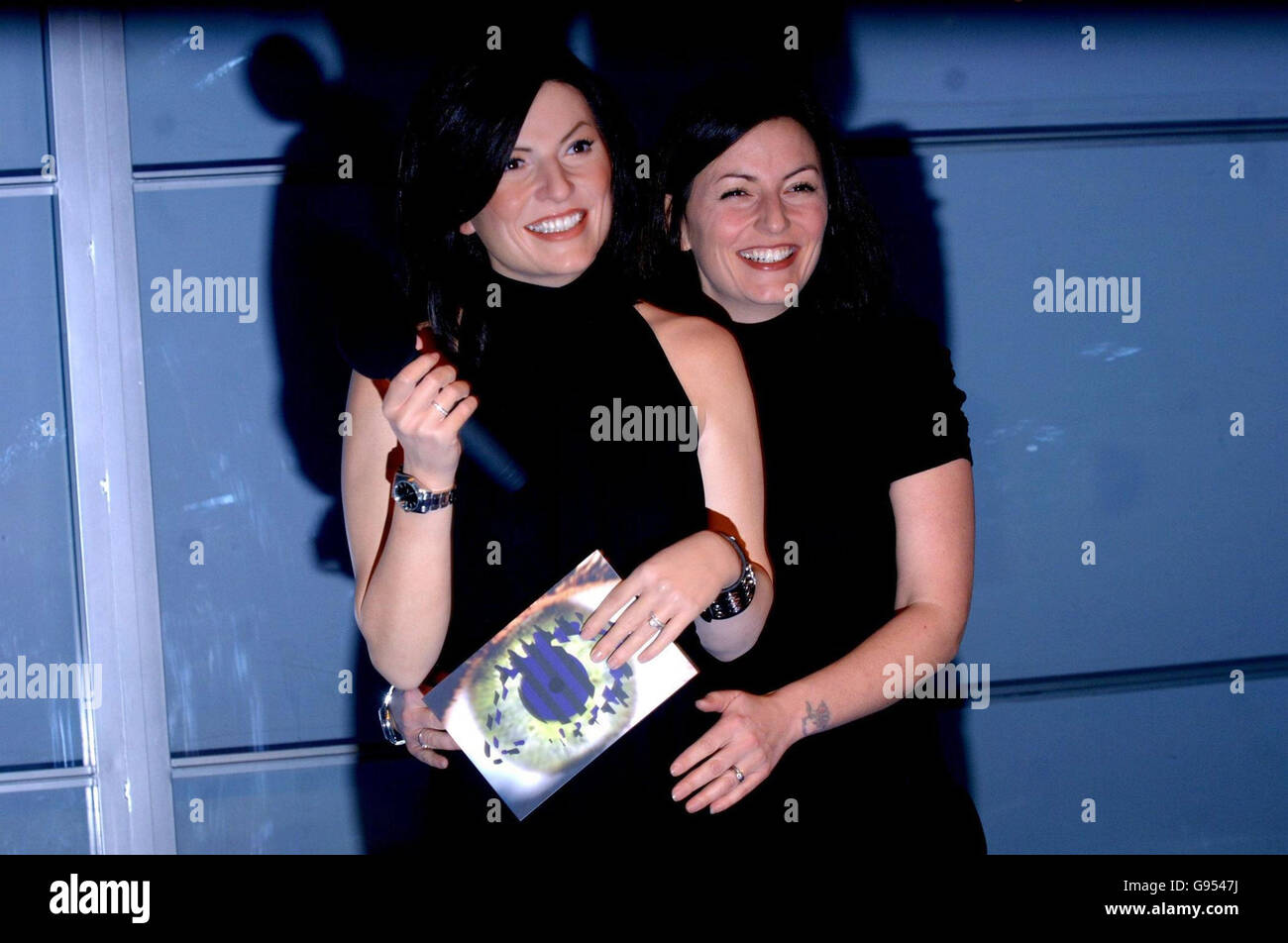 Presenter Davina McCall unveils her waxwork model at the opening of the ...