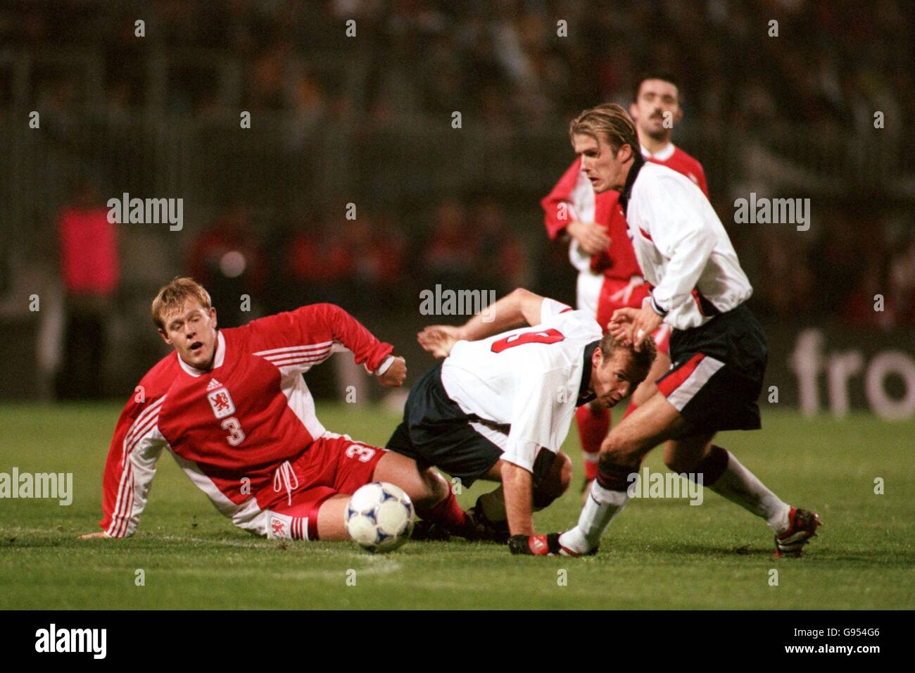 Soccer euro 2000 qualifier group 5 luxembourg v england hi-res stock ...