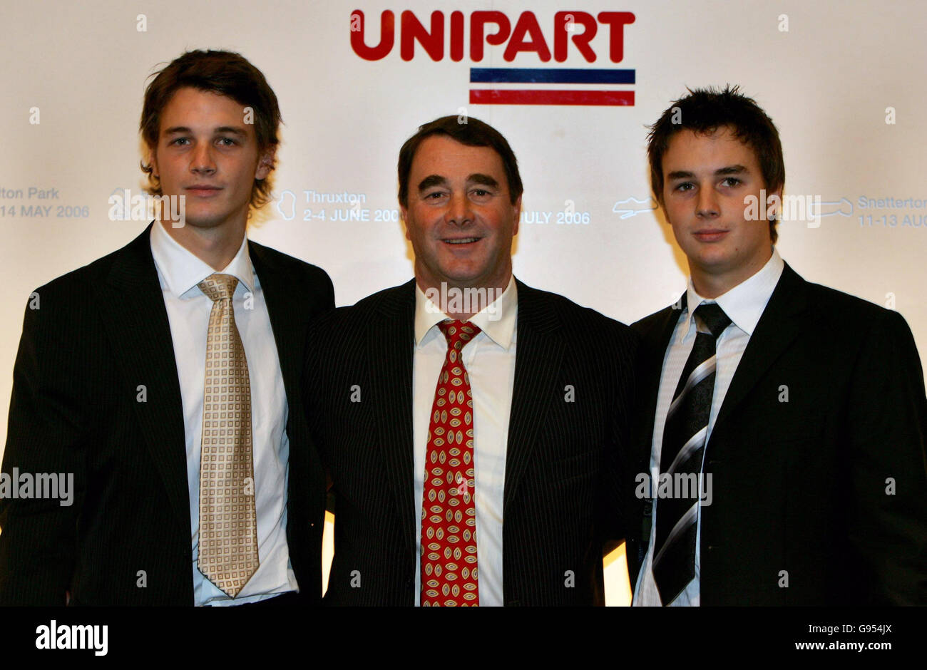 Nigel mansell sons leo greg hi-res stock photography and images - Alamy