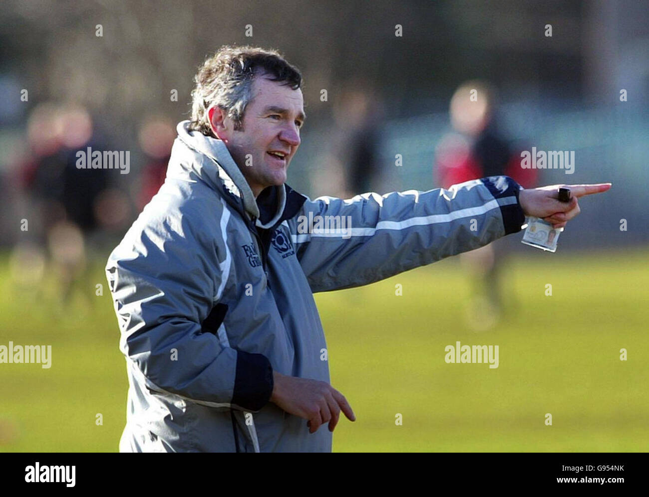 Scotland head coach Frank Hadden during a training session at ...