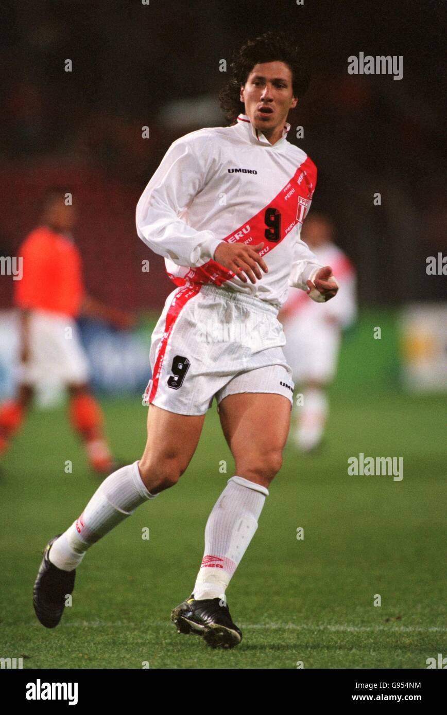 Soccer - Friendly - Holland v Peru. Flavio Maestri, Peru Stock Photo ...