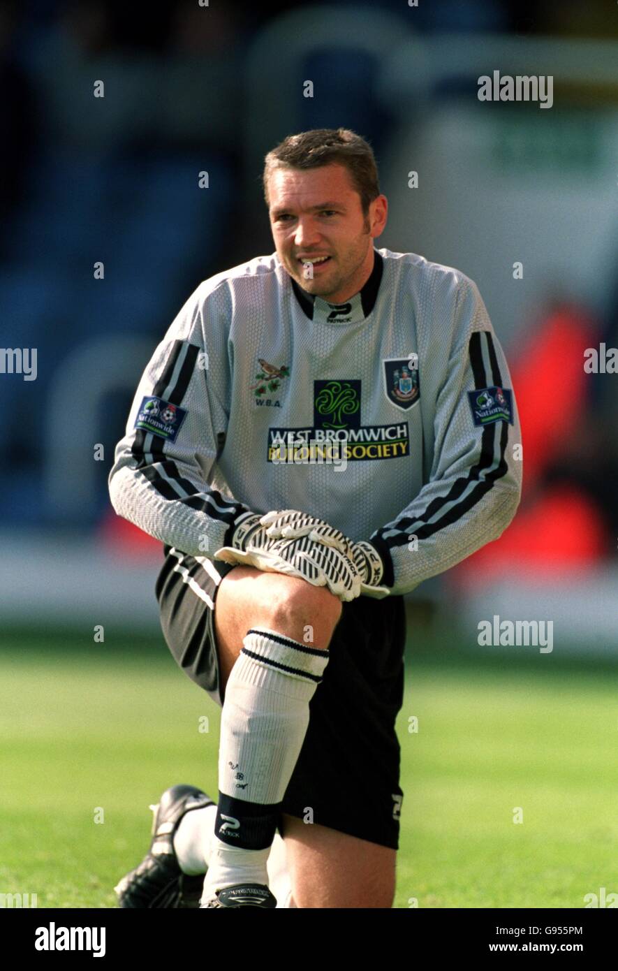 West bromwich albion goalkeeper alan miller gets to his feet hi-res ...