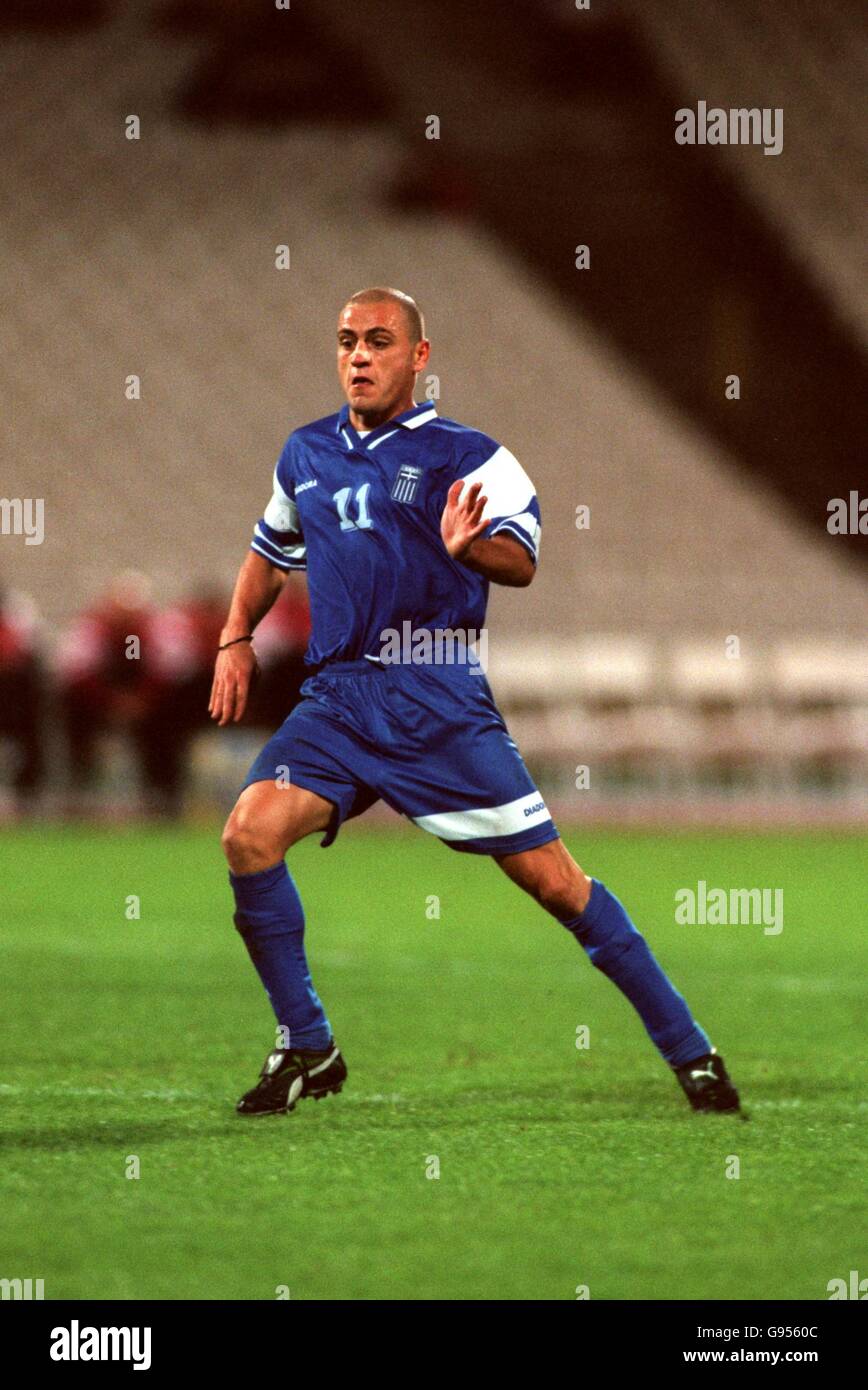Soccer - Euro 2000 Qualifier - Group 2 - Greece v Georgia. Grigorios ...