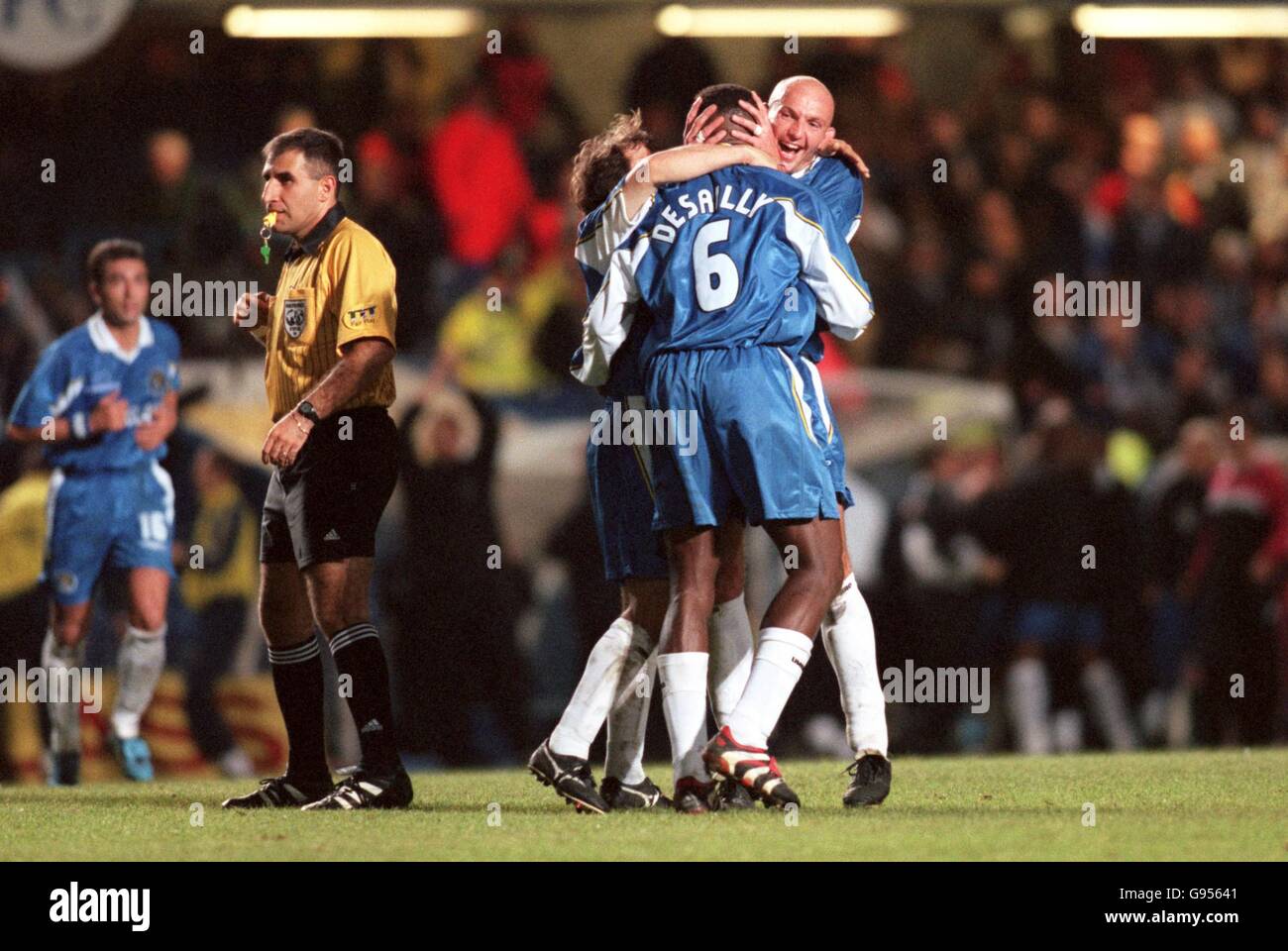 Soccer - European Cup Winners Cup - Second Round First Leg - Chelsea v ...