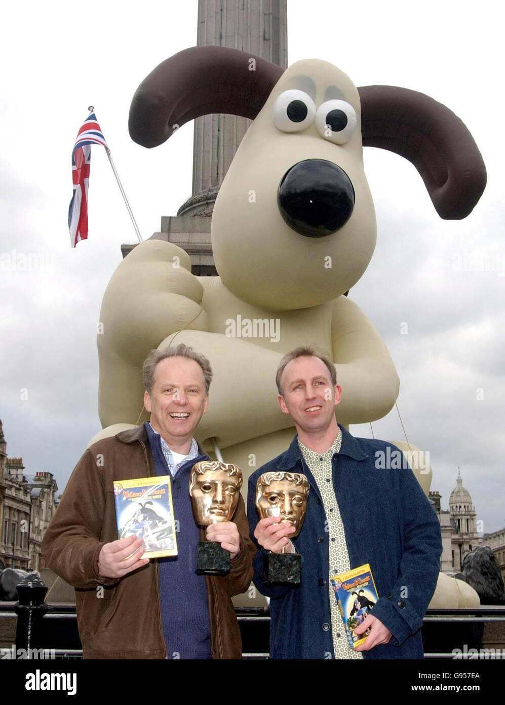 Directors Nick Park (left) and Steve Box launch the New DVD 'Wallace ...