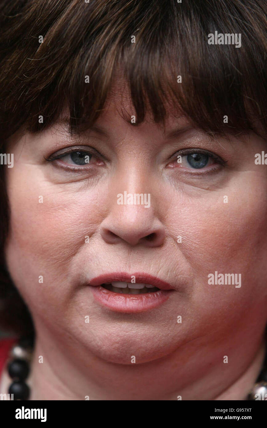 Tanaiste Mary Harney leaves the Mahon Tribunal at Dublin castle ...