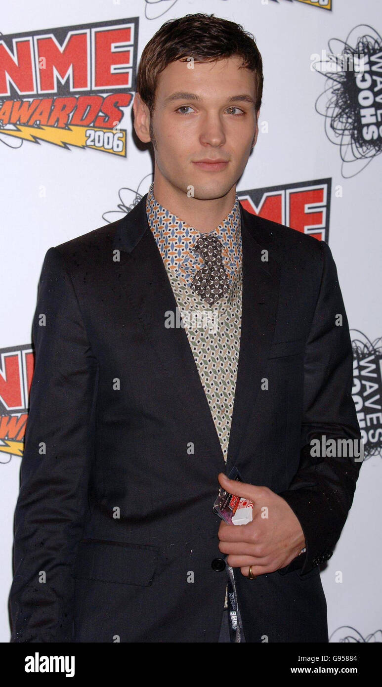 Preston from The Ordinary Boys arrives for the NME Awards 2006, at the ...