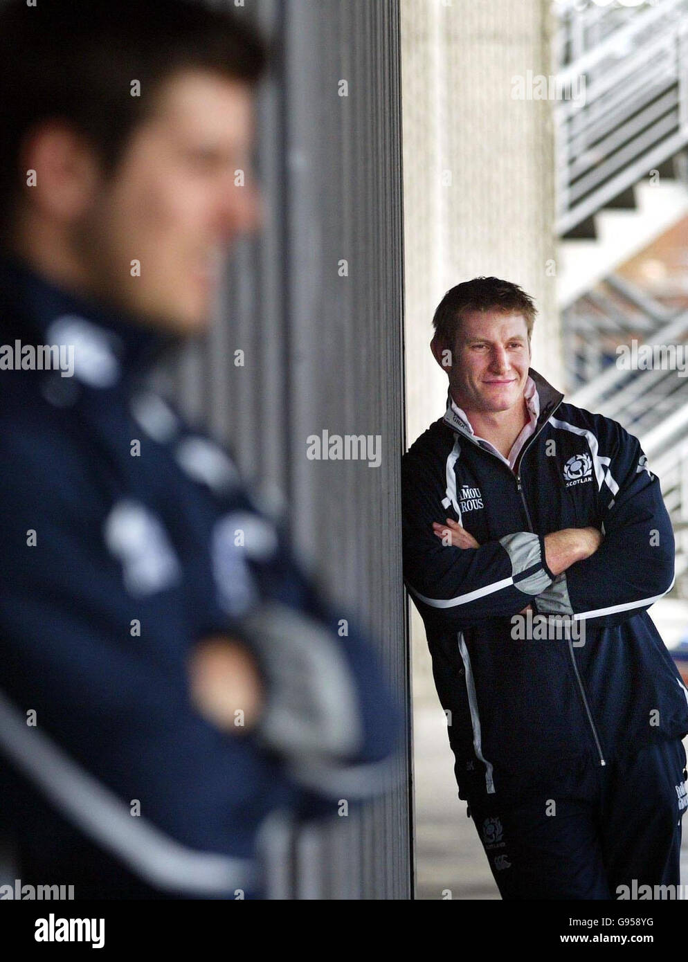 2006 of scotlands hugo southwell gavin kerr at murrayfield stadium hi ...