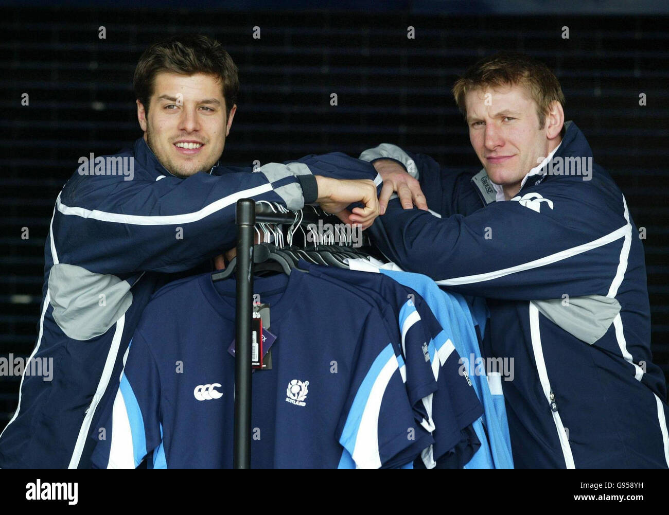 2006 of scotlands hugo southwell gavin kerr at murrayfield stadium hi ...