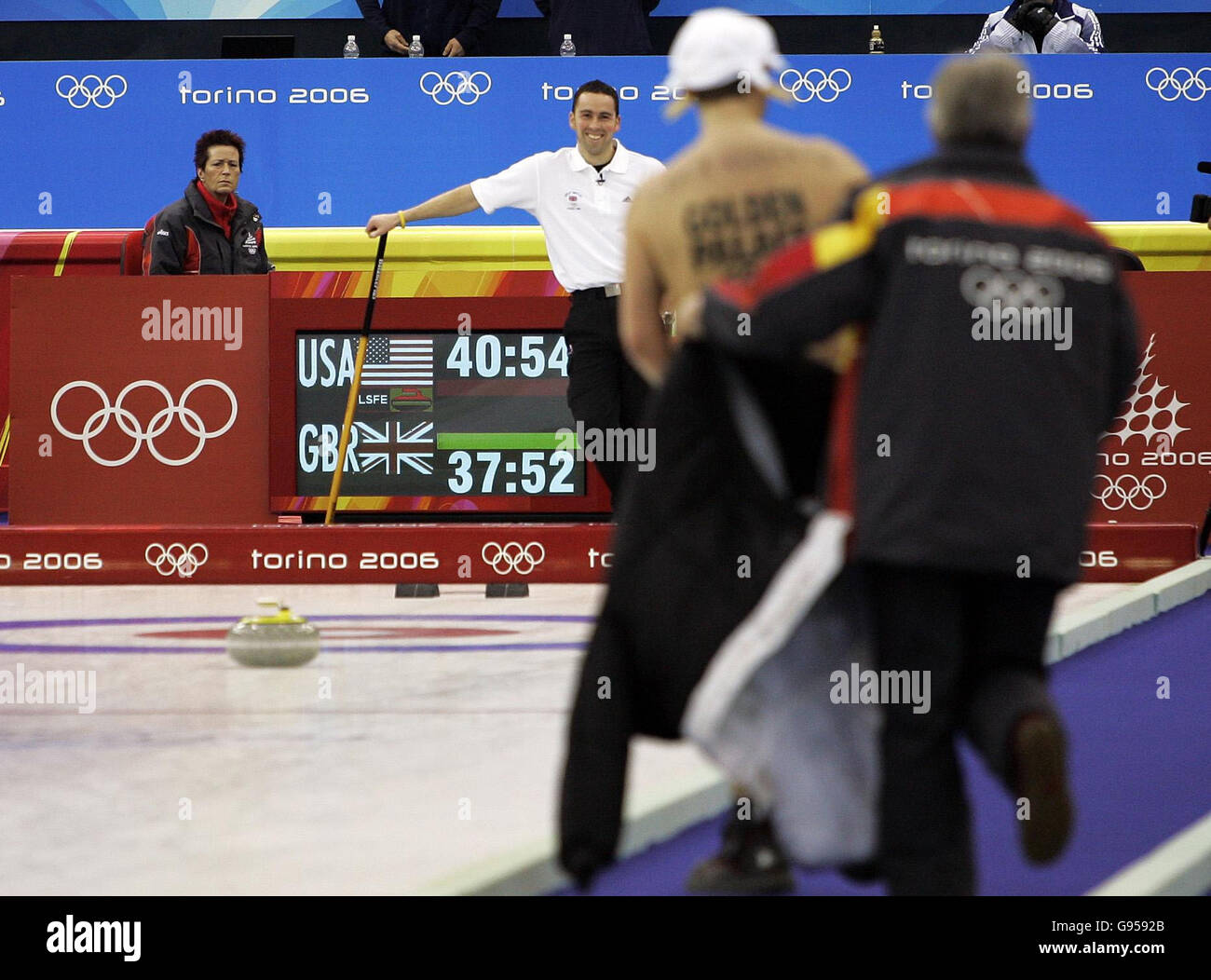 OLYMPICS Winter Streaker Stock Photo - Alamy