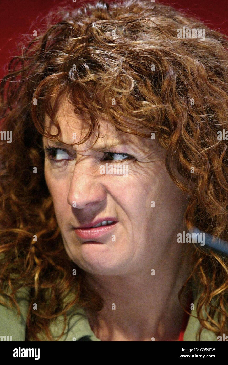 Karie Murphy, Vice-Chairperson waits to give her vote of thanks to the ...