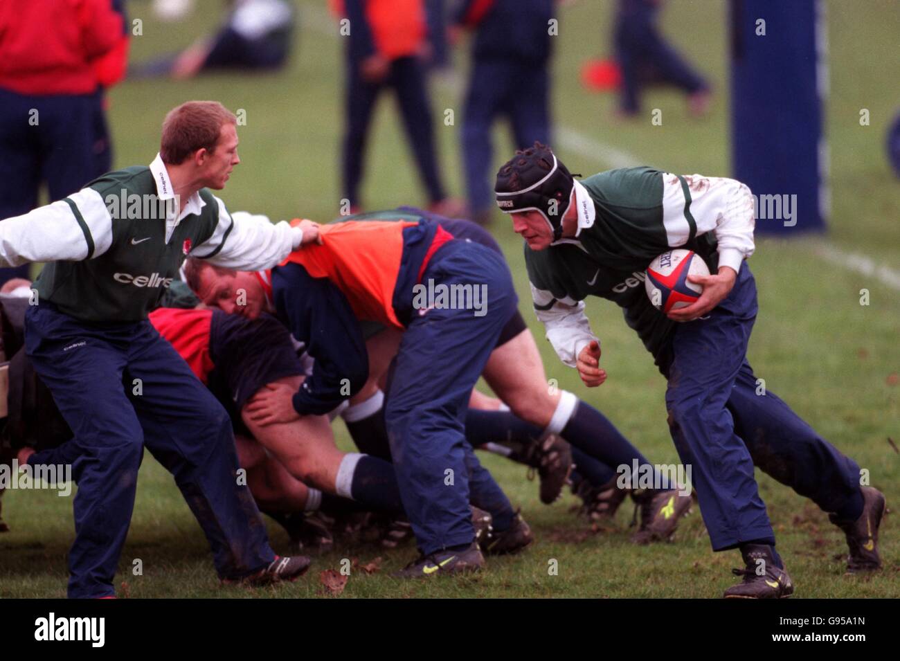Rugby Union-England Training-Leeds University Ground Stock Photo - Alamy