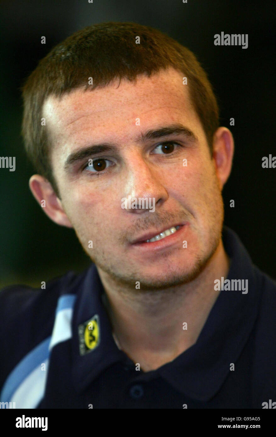 Scotland's Barry Ferguson during a press conference at Cameron House ...
