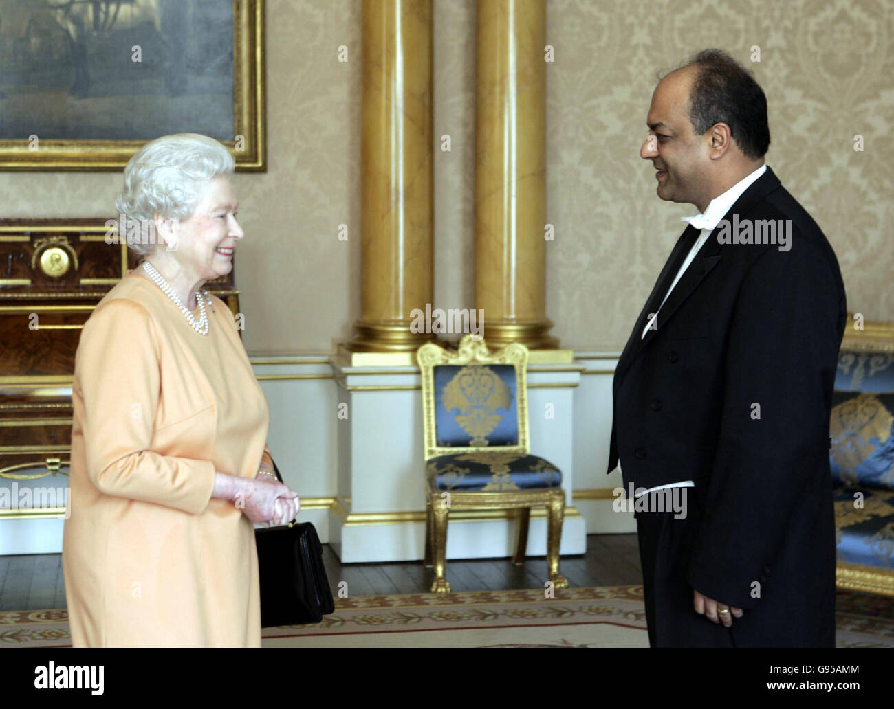 Britain's Queen Elizabeth II receives His Excellency the High ...