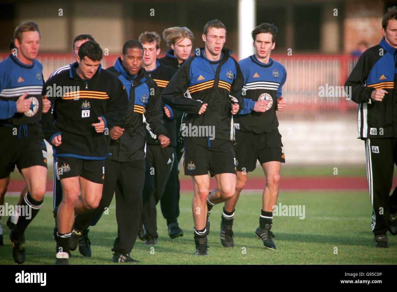 Duncan ferguson signing newcastle united hi-res stock photography and ...