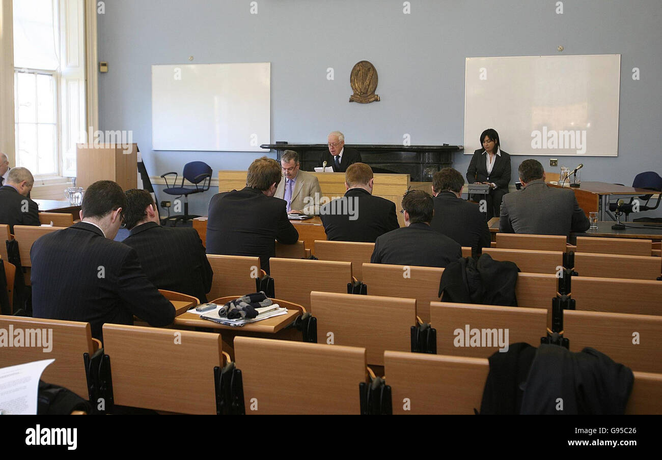 General view of courtroom during the opening day of the Smithwick ...