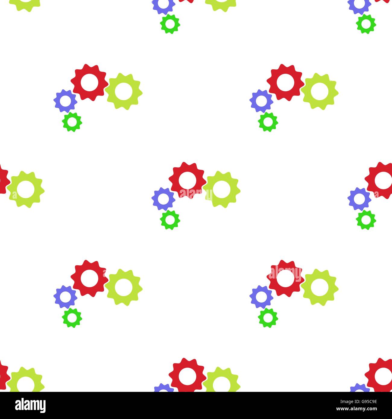 Seamless Gears Pattern Stock Vector Image & Art - Alamy