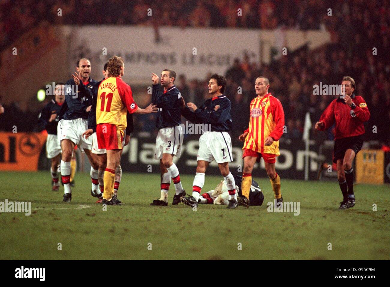 Soccer uefa champions league group e arsenal v rc lens hi-res stock ...