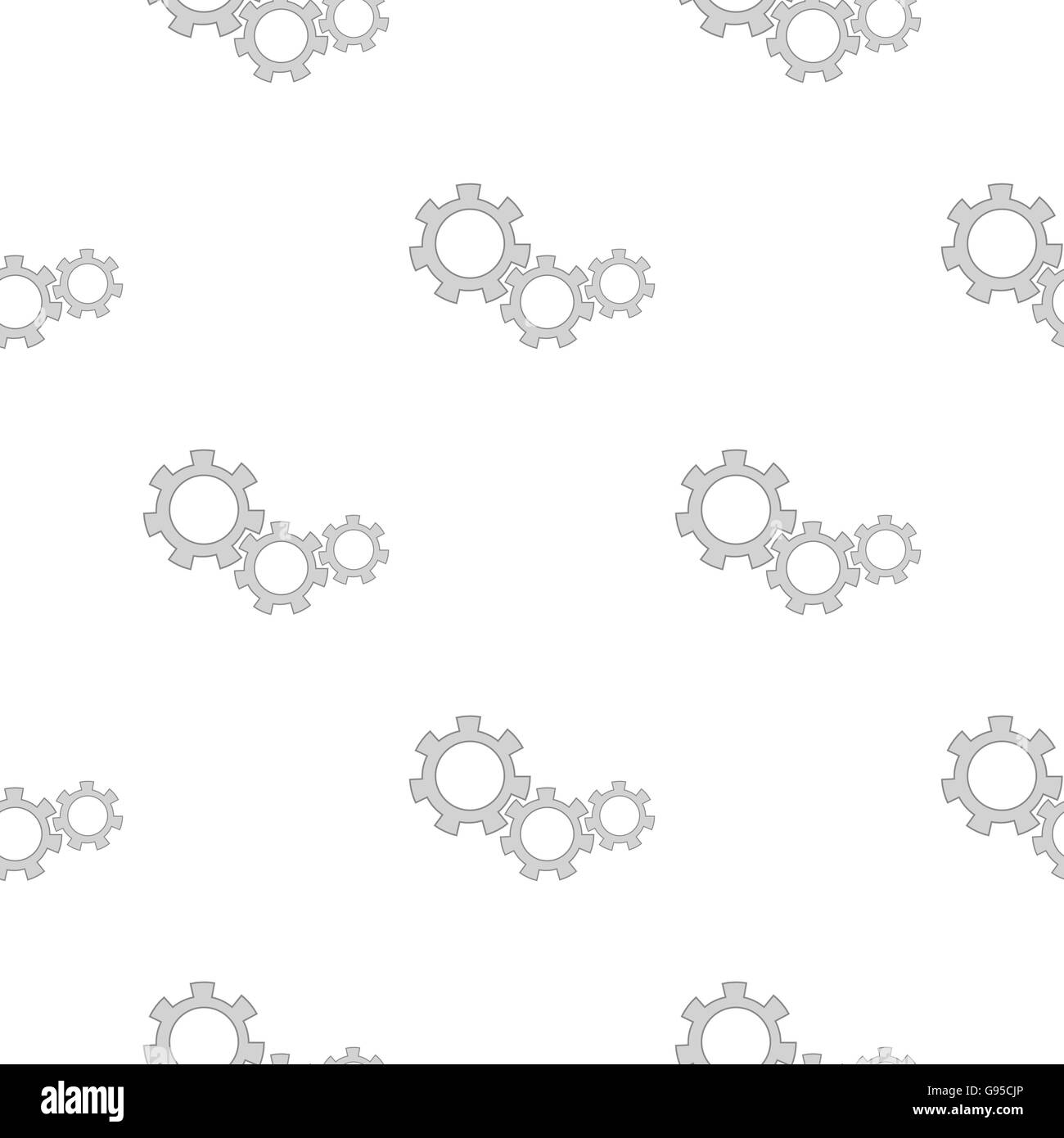 Seamless Gears Pattern Stock Vector Image & Art - Alamy