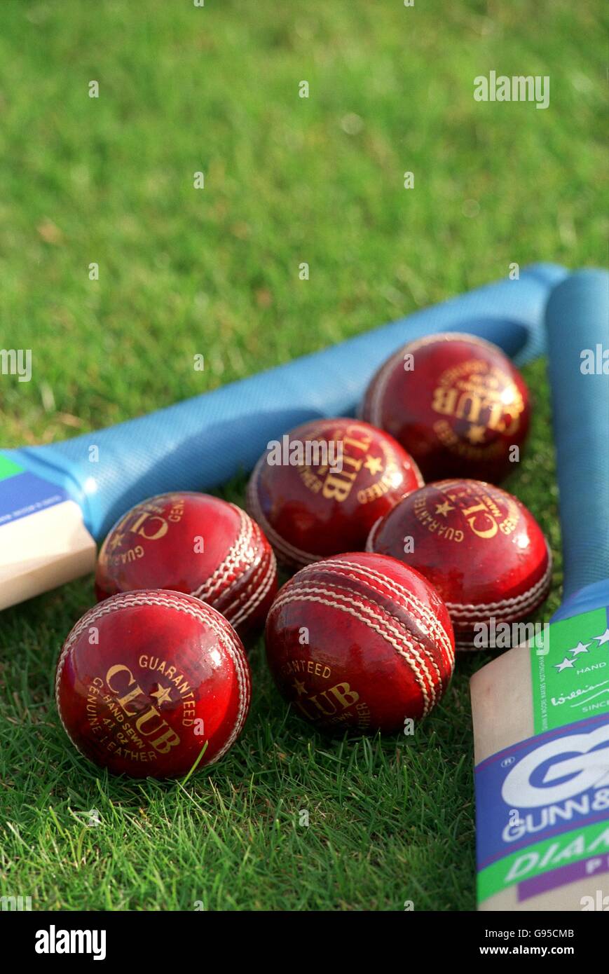 Cricket - Balls and Bats Stock Photo - Alamy