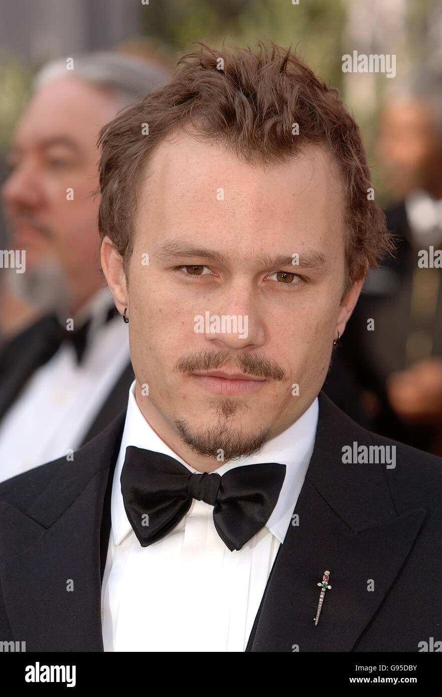 Heath ledger arrives on the red carpet hi-res stock photography and ...