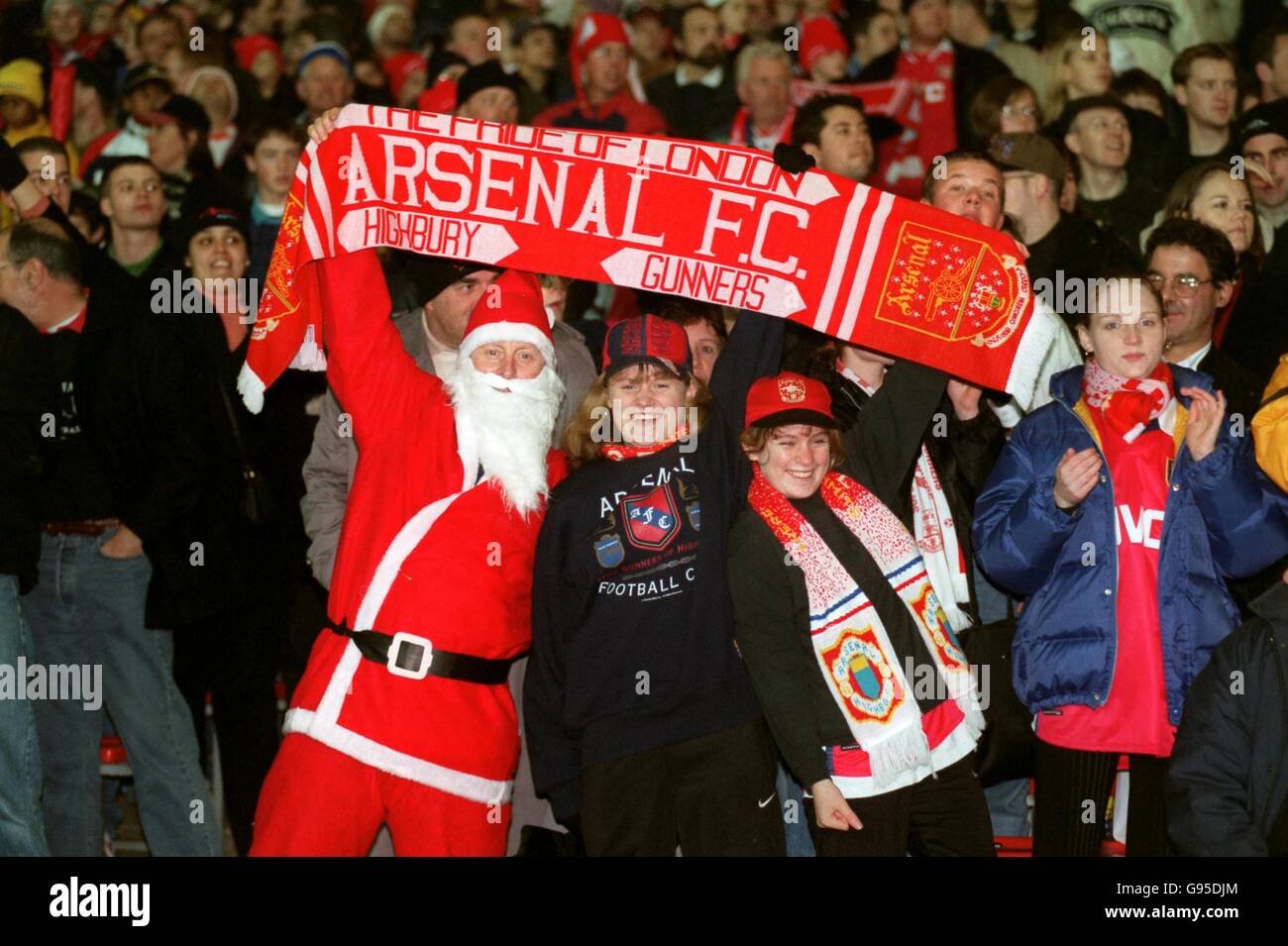 Arsenal fans get in party spirit hi-res stock photography and images ...