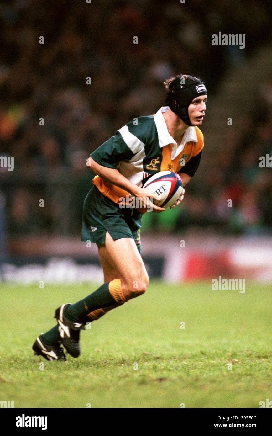 Rugby Union - Test Match - England v Australia. Stephen Larkham ...