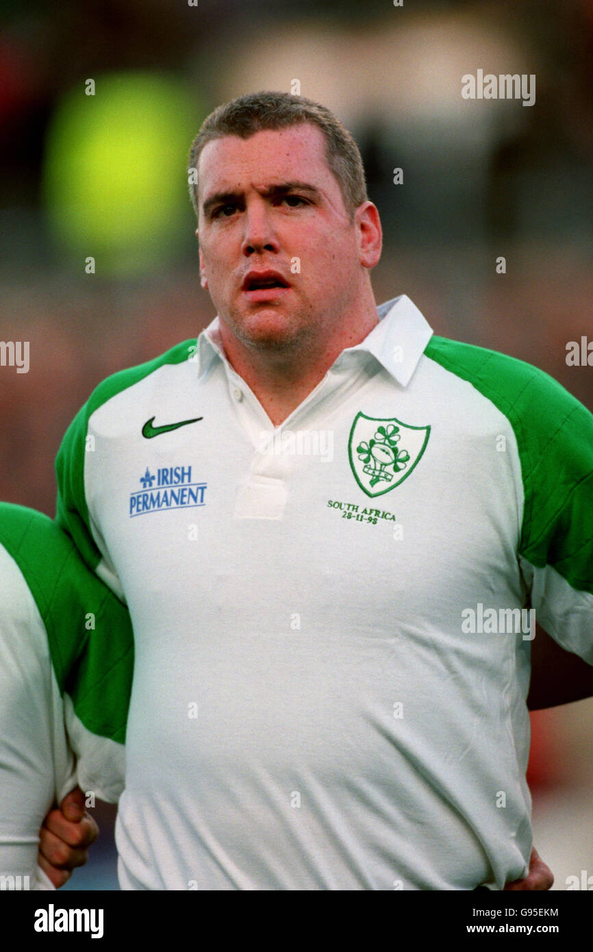 Rugby Union - Test Match - Ireland v South Africa. Victor Costello ...