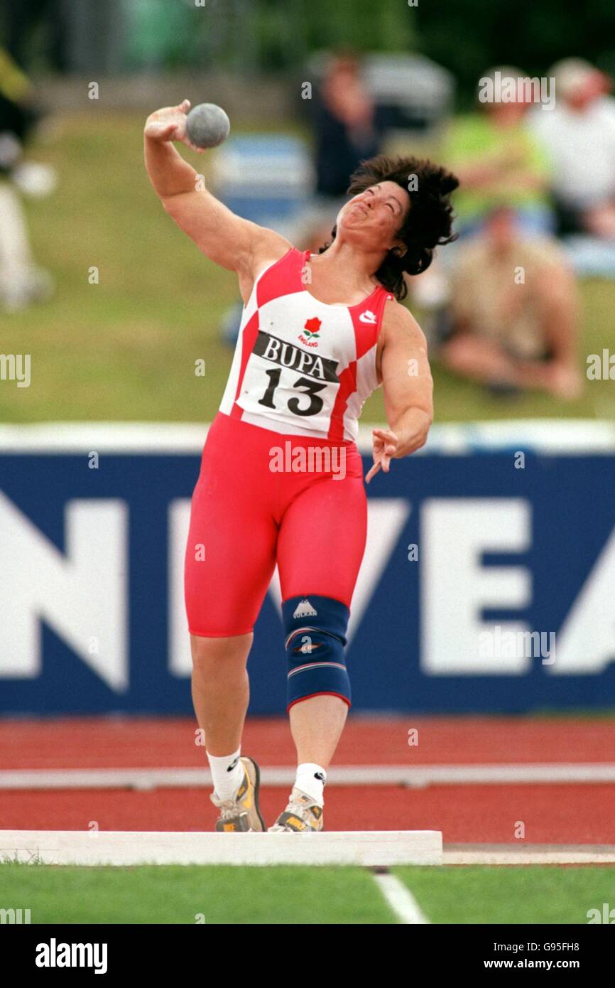 Athletics - AAA Championships - Birmingham. Judy Oakes competing in the ...