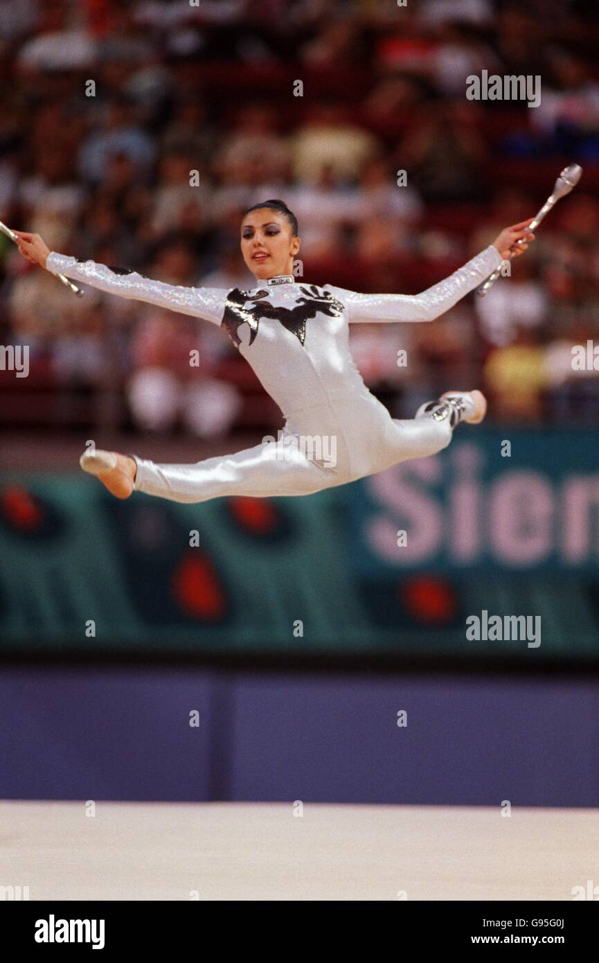 Maria kyprianidou of cyprus competing in the final hi-res stock ...