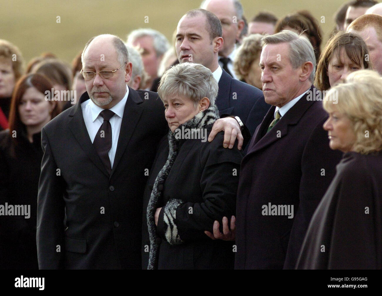 The funeral british soldier lance corporal allan douglas hi-res stock ...