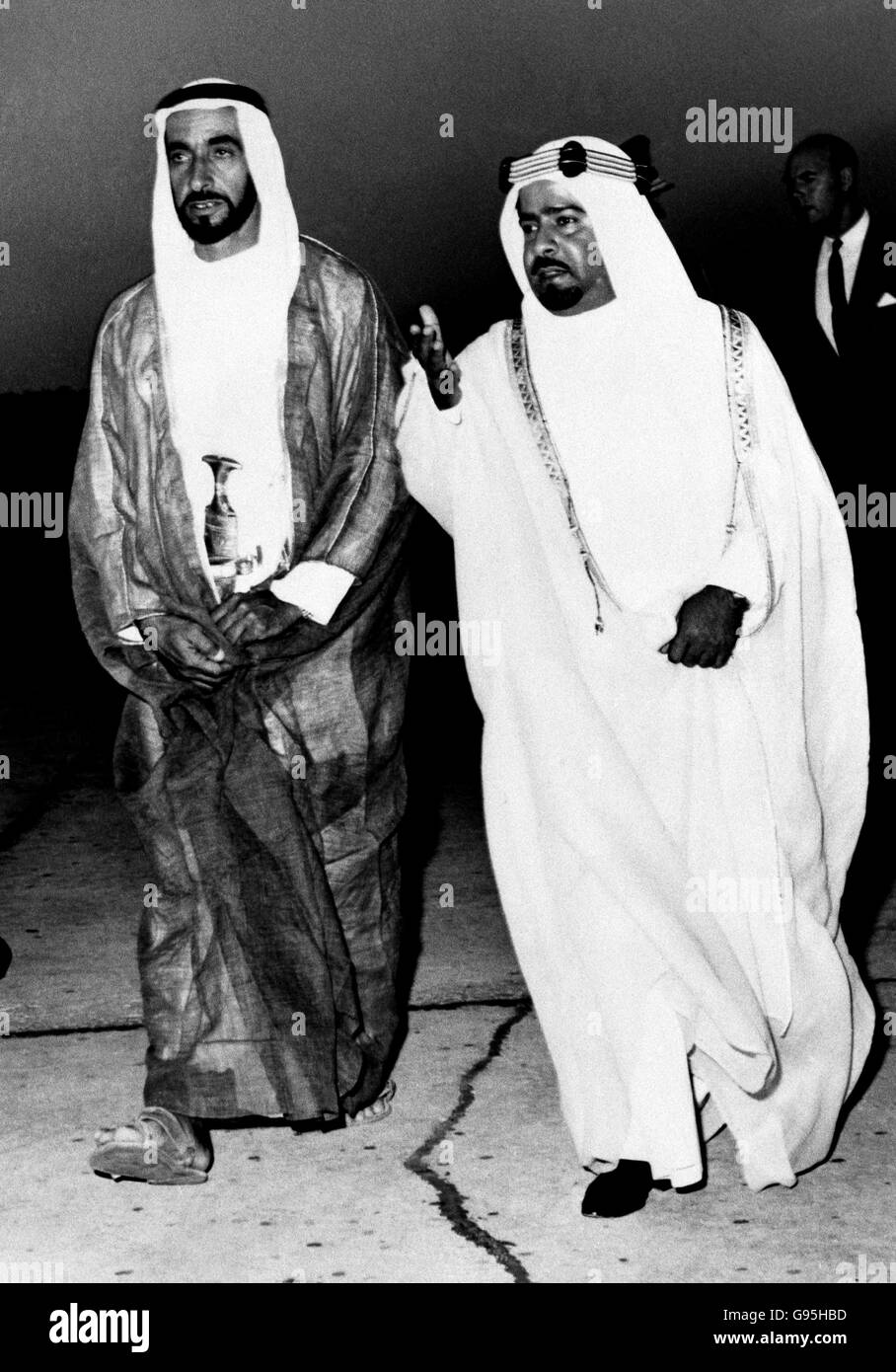 Shaikh Zeid and Shaikh Isa Stock Photo - Alamy