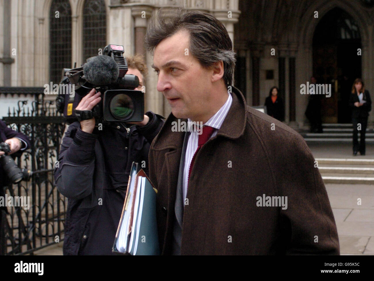 Mark Warbey QC leves the Royal Courts of Justice in central London, on ...